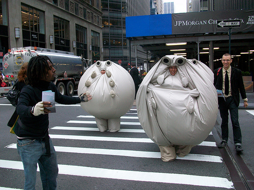 Survivaballs Take Manhattan! - The Understory - Rainforest Action Network