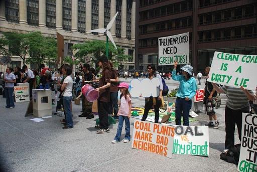 Chicago Activists say No Coal! - The Understory - Rainforest Action Network