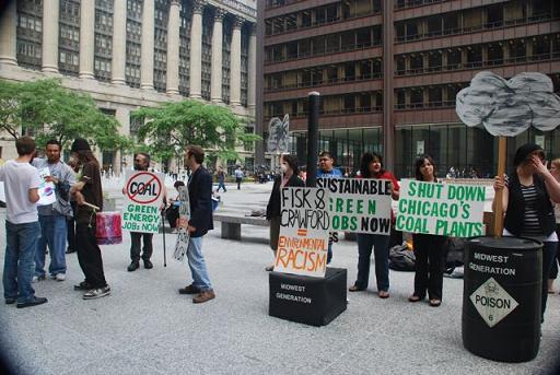 Chicago Activists say No Coal! - The Understory - Rainforest Action Network